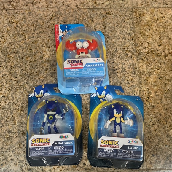 Toys | 3 New In Package Sonic The Hedgehog Figures | Poshmark